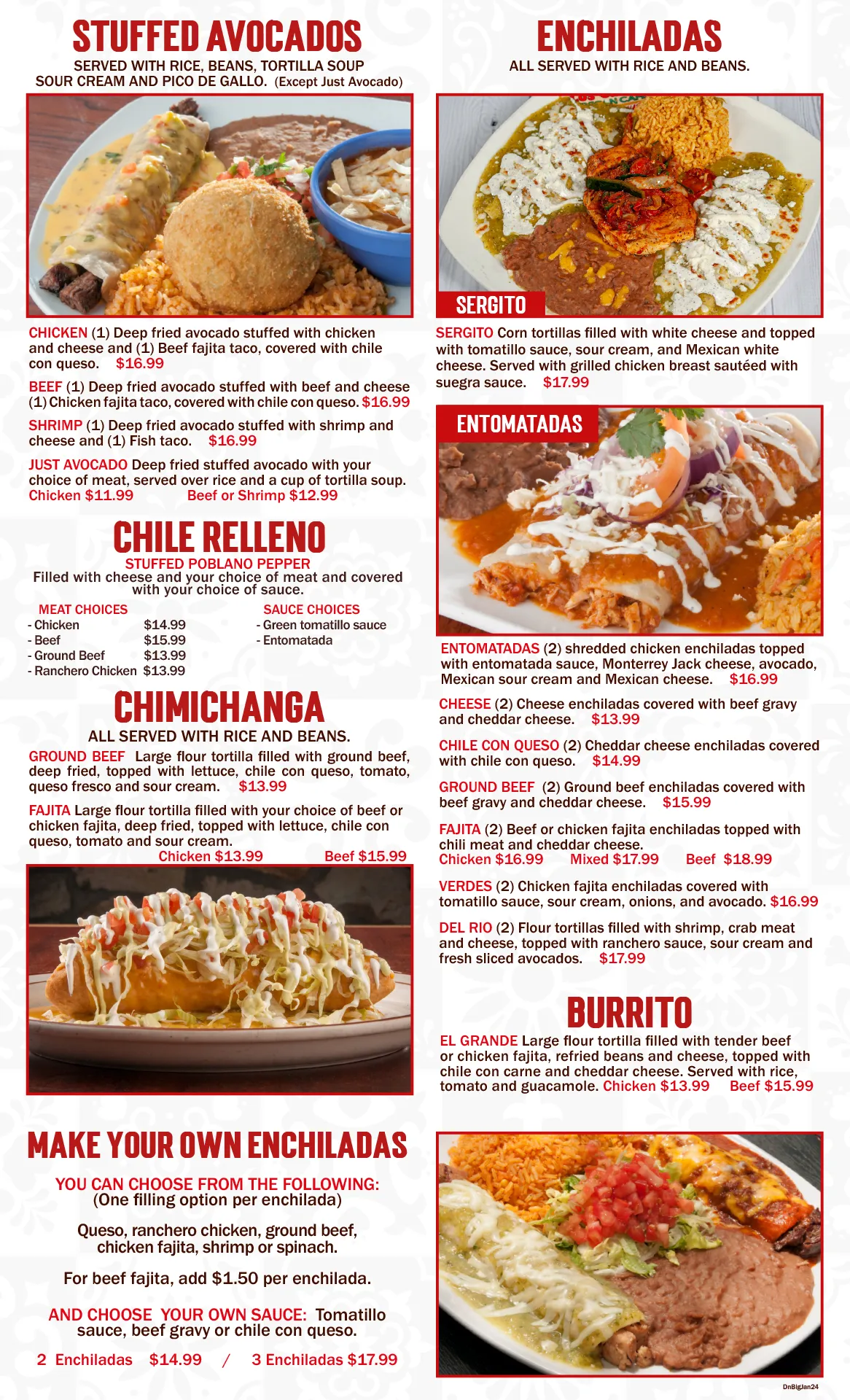 Los Cucos | Menu